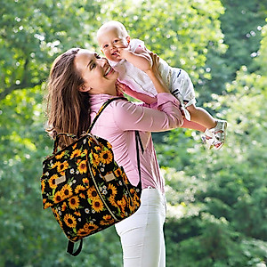 COALA HOLA Baby Diaper Backpack with Changing Pad, Multi-function Baby Bag, Waterproof Diaper Bags