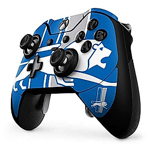 Skinit Decal Gaming Skin Compatible with Xbox One Elite Controller - Officially Licensed NFL Detroit Lions Retro Logo Design