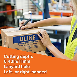 Slice Manual Pen Cutter, Safe Ceramic Box Cutter Lasting 11x Longer than Metal, Box Opener, 12 Pack