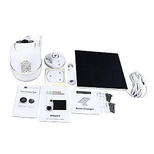 Dioche Security Cameras Wireless Outdoor Solar Battery Powered, 2K HD Image Wireless Waterproof Outdoor Security Camera with Night, PTZ Function