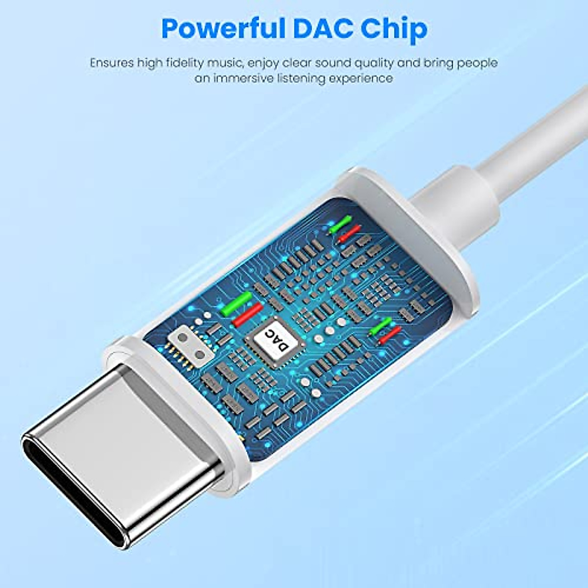 ACAGET USB C Headphones, Wired Earphones for Pixel 7 6a USB Type C Headphone with Microphone HiFi Stereo USB C Earbuds for Samsung Galaxy A53 S23 S22 Ultra S21 FE Z Fold Flip 4 Oneplus 10 Pro 9 White