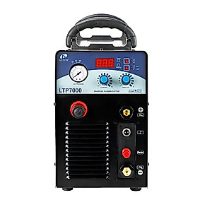 Lotos LTP8000 80 A Plasma Cutter with Pilot ARC Metal Cutter, 1 inch Clean Cut, Brown