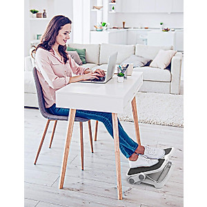 AboveTEK Ergonomic Footrest with 2 Adjustable Height Positions, 30 Degree Tilt Angle, Under Desk Foot Rest for Home & Office Desk Accessories, Non-Skid Feet for Stability, Gifts for Mom Wife Children