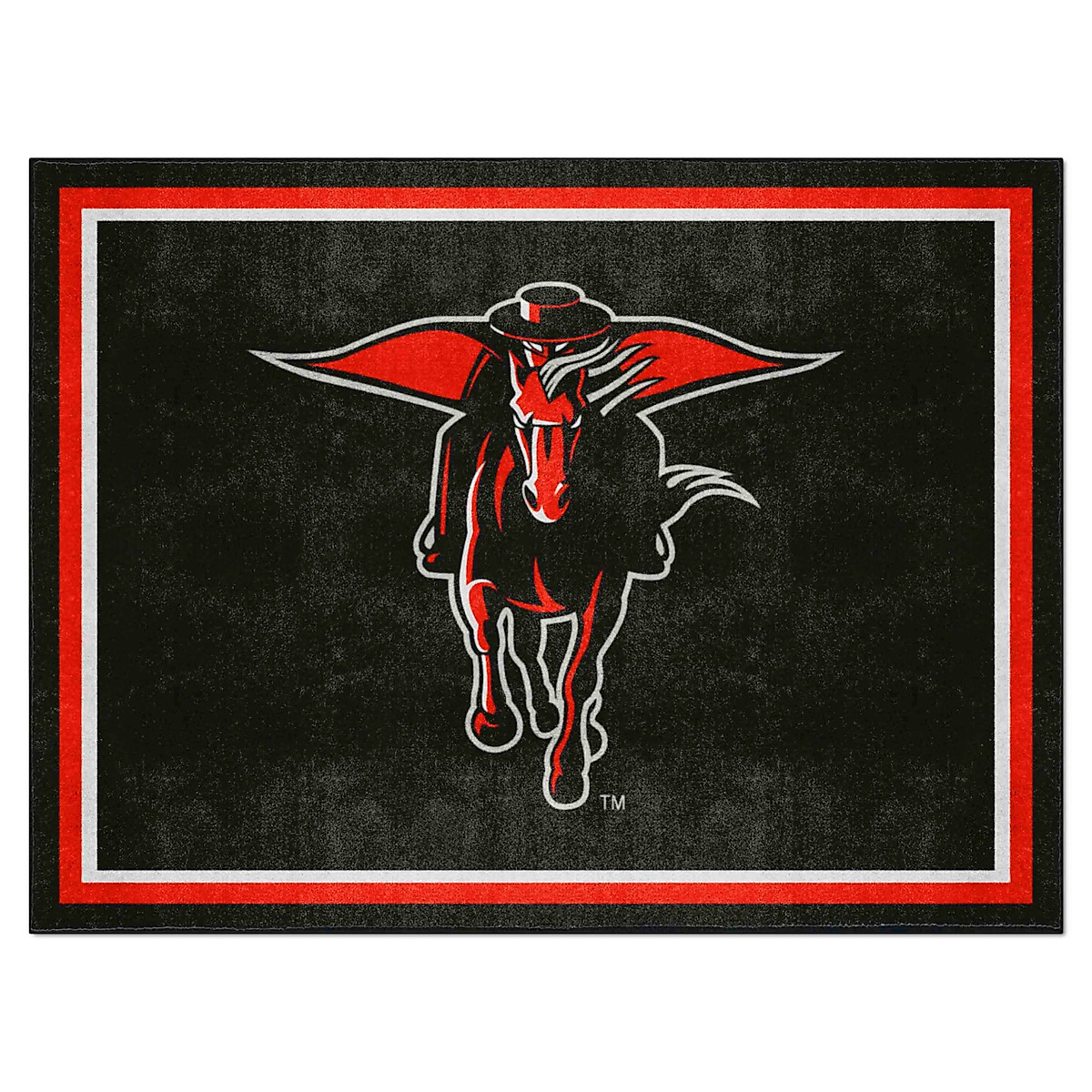 FANMATS 36590 Texas Tech Red Raiders 8ft. x 10 ft. Plush Area Rug