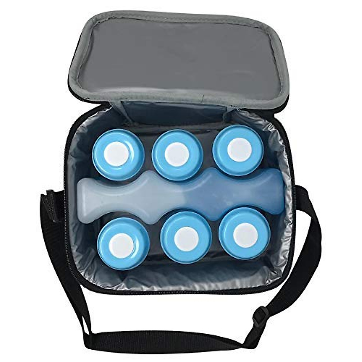 Healthy Packers Ice Packs for Coolers | Can Coolers | Breastmilk Cooler Ice Pack | Long-Lasting Reusable Ice Packs (6 Can - 4 Pack)