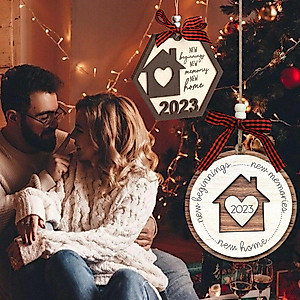House Warming Gifts New Home Christmas Ornament 2023 for Couples Women,Housewarming Gift for New Home Christmas Decor New Home Gift Ideas Christmas Decorations