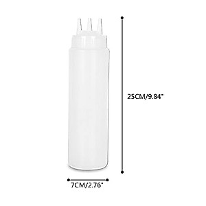 Electric Sauce Bottle Warmer, 0.68L x 2 Commercial Hot Fudge Warmer, Double Bottles Nacho Cheese Warmer, 86-176℉ Sauce Warmer Dispenser, Hot Chocolate Warmer Dispenser for Home Hotel Snack Bars