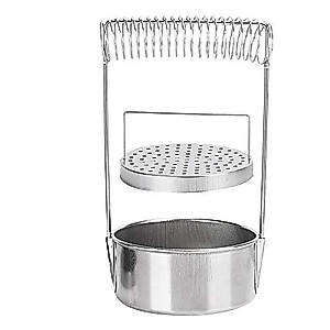 Pssopp Paint Brush Washer Oil Painting Pen Straight Washing Barrel Holder Stainless Steel Paint Brush Cleaner Filter Screen Holder for Artists