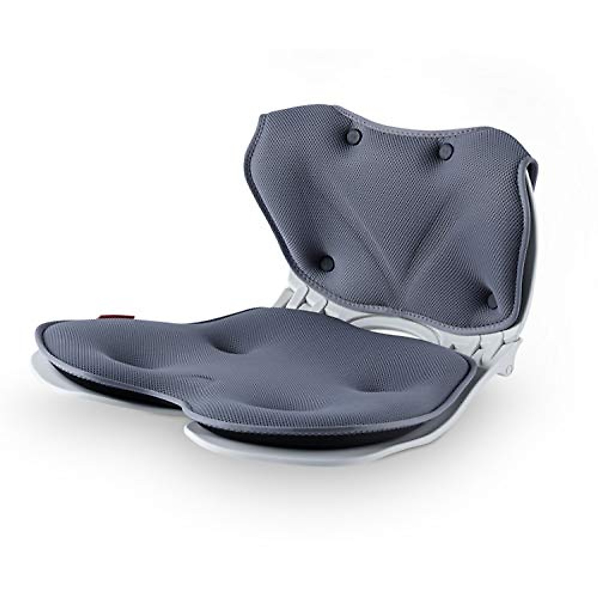 Orthopedic Seat Cushion and Lumbar Support Pillow for Office Chair Memory Foam Car Seat Cushion with Washable Cover Ergonomic Desk Chair Cushion,Gray