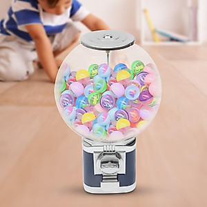 awolsrgiop Candy Dispenser Vending Machine, Candy Machine Gumball Machine Maker Big Bubble Candy Dispenser Machine Toy Vending Machine For Kids 1.26” Ball Bulk Vending Machines w/Key (Dark Blue)