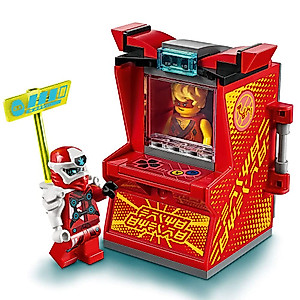 LEGO NINJAGO Kai Avatar - Arcade Pod 71714 Mini Arcade Machine Building Kit, New 2020 (49 Pieces)