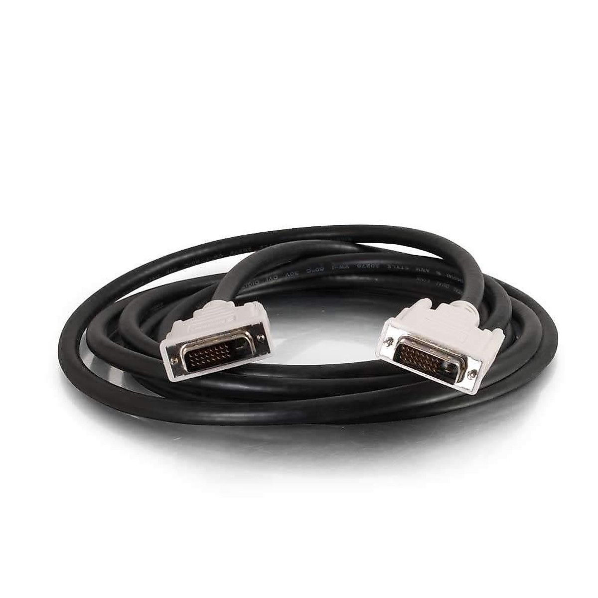 C2G Legrand DVI-D to DVI-D Video Cable, Male to Male Dual Link Digital Video Cable, Black Computer Cable, 2 Meter (6.6 Foot) Monitor Cable, 1 Count, C2G 26911