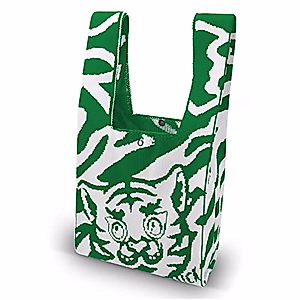 Fashionable-Bags-Shopping-Totes with Buttons Pouch Fabric Foldable Bags Cute Animial Bags Washable Cat Dolphin