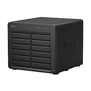 Synology DiskStation DS2422+ NAS Server with Ryzen 2.2GHz CPU, 32GB Memory, 48TB SSD Storage, 4 x 1GbE LAN Port, DSM Operating System