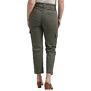 JAG Jeans Women's High Rise Cargo Pants, Sage