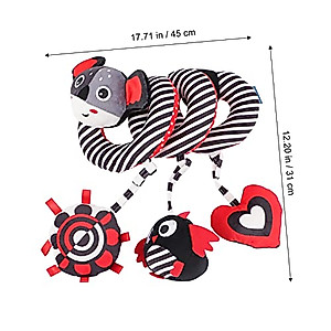 Kisangel Car Seat Toys Car Toys 3pcs Animal Rattle Infant for Ster Crib Carseat Baby Toy Car Seat Toys Car Toys