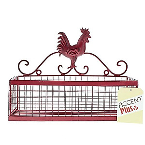 Smart Living Company Red Rooster Single Wall Rack