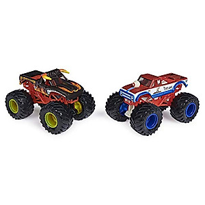 Monster Jam, Official El Toro Loco vs. Cyclops Color-Changing Die-Cast Monster Trucks, 1:64 Scale