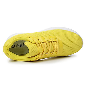 Cull4U Women's Yo-Slip Walking Shoes (7 M US,Yellow)