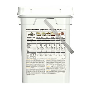 Augason Farms Lunch and Dinner Variety Pail Emergency Food Supply 4-Gallon Pail