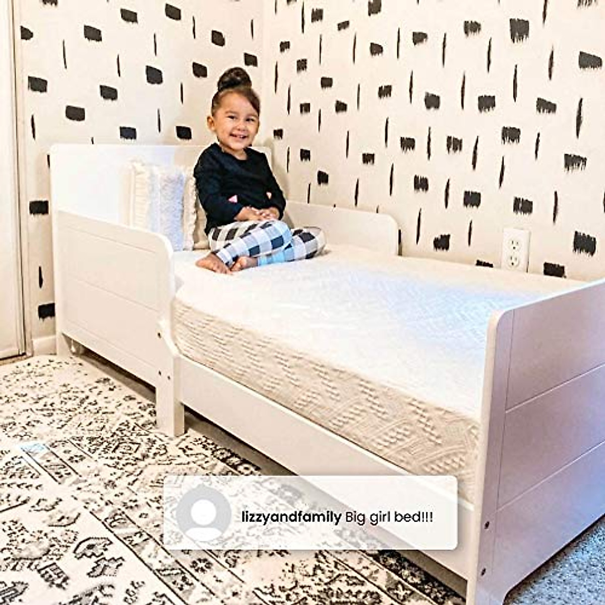 Delta Children MySize Toddler Bed, Bianca White