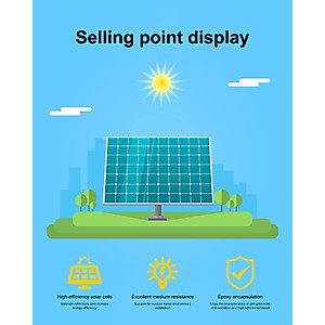 FellDen Micro Solar Panels Photovoltaic Cells, 10PCS 5V 200mA Epoxy Panel Kit Polycrystalline Cells 110mmx60mm / 4.33''x 2.36'' (5V200mA)