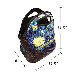 Wrapables Insulated Neoprene Lunch Bag, Sleeping Sushi