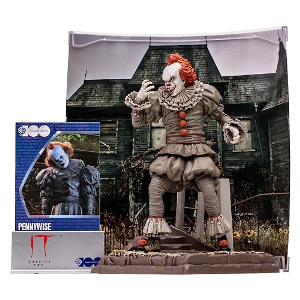 McFarlane Toys - WB 100: Pennywise (It Chapter Two) Movie Maniacs 6in Posed Figure