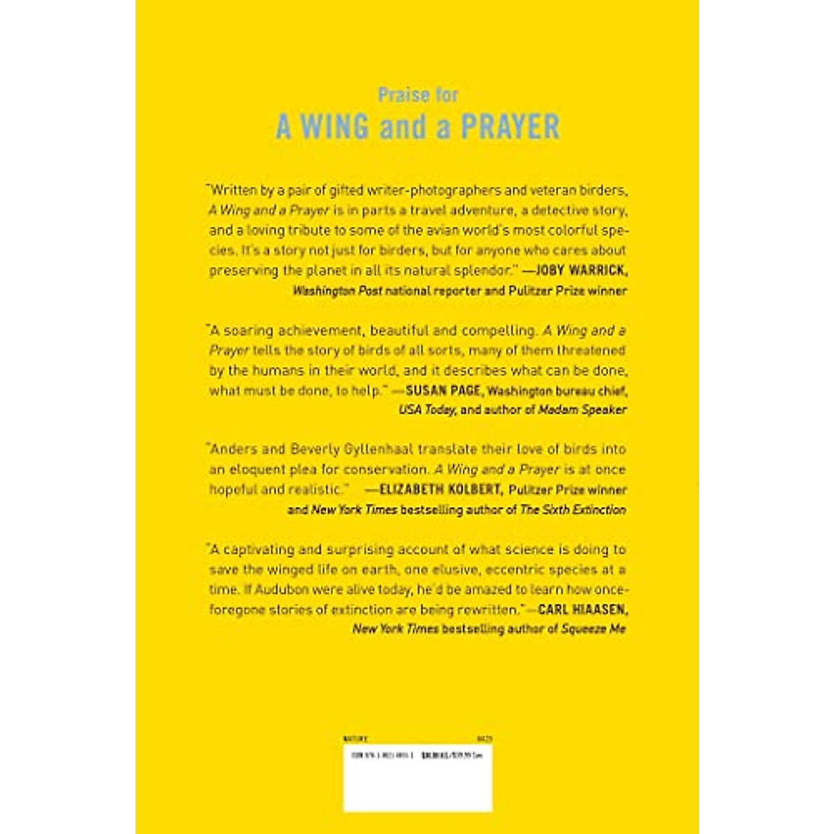 A Wing and a Prayer: The Race to Save Our Vanishing Birds