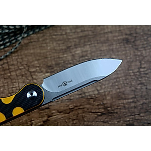 TWO SUN EDC Outdoor Pocket Knife D2 Blade TC4 Titanium G10 Handle TS414