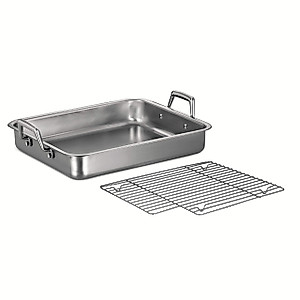 Tramontina Roasting Pan Stainless Steel 18.75-Inch, 80203/010DS