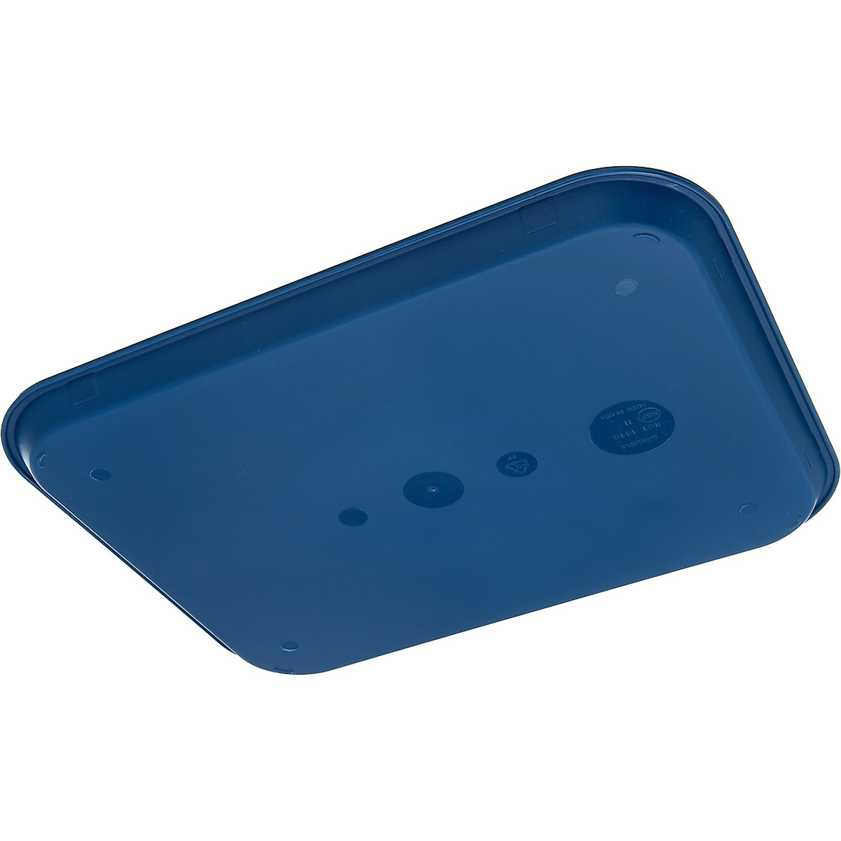 Carlisle FoodService Products Cafe Plastic Fast Food Tray, 14" x 18", Blue (Pack of 2)
