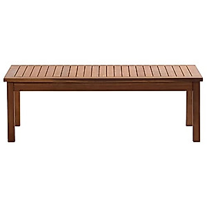 MBFLUUML Patio Dining Sets, Lawn Garden Backyard Deck Patio Table and Chairs, 4 Piece Patio Lounge Set Solid Acacia Wood Suitable for Patio, Porch, Backyard, Balcony.