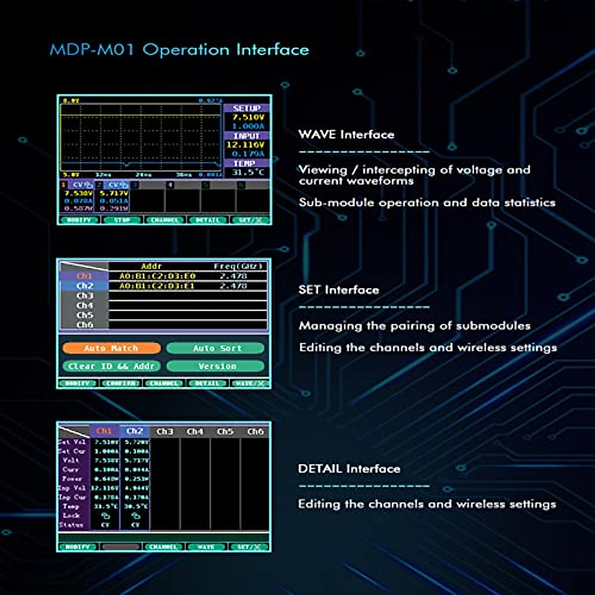 TOOLSAGE Variable DC Power Supply MDP-M01 Mini Digital Programmable Adjustable Linear Laboratory Power DC-DC CV CC Output 90W 30V 5A Meter Module