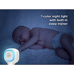 HUBBLE Connected Nursery Pal Cloud Twin Smart Wi-Fi Enabled Baby Monitor with 5-inch HD Color Parent Unit Viewer, 2-Camera Units, Preloaded Soothing Sounds, White Noise, Story and Game Content