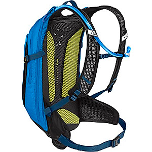 CamelBak M.U.L.E. Pro 14 Bike Hydration Backpack 100oz - Body Mapping Technology, Ibiza Blue/Orange