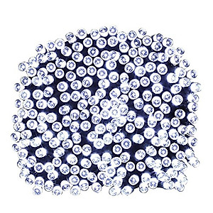 balacoo Christmas Lamp- Solar Powered String Lights Fairy Outdoor String Decorative Lights 72ft 200 LED Solar Ambience Starry Lights for Outdoor Garden Home Wedding Christmas Party Waterproof (White)