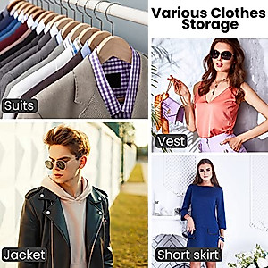 18 Pack Garment Bags for Hanging Clothes Travel Bulk Clear Suit Bag with Zipper Lightweight Garment Covers for Men Women (24 x 40 Inch)