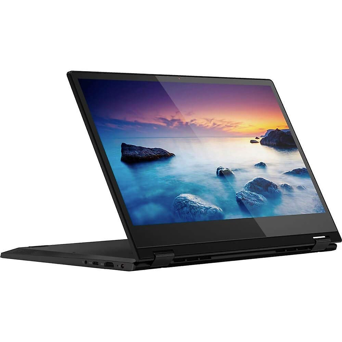 Lenovo Ideapad Flex-14Iml 81XG0000US 14" Touchscreen 2 in 1 Notebook - 1920 X 1080 - Core i5-8 GB RAM - 256 GB SSD - Onyx Black - Windows 10 Home 64-bit - Intel UHD Graphics - in-Plane Switchin