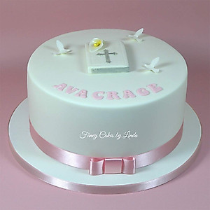 3Pcs Dove Fondant Plunger Cutters, Dove Molds for Angelic Baptism Party Cake Cupcake Decorating Sugarcraft Gum Paste Cookies Plunger Cutter Presses