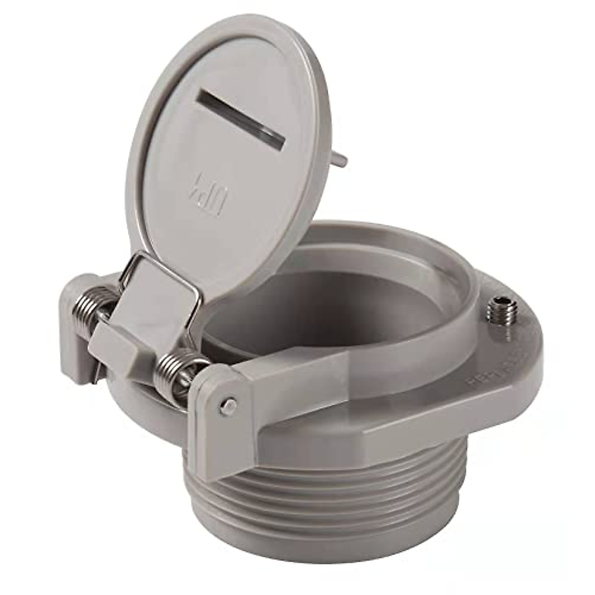 ATIE Pool Free Rotation Snap-Lock Vacuum Vac Lock Safety Wall Fitting W400BLGP for Most Zodiac, Hayward, Pentair Suction Pool Cleaners (Light Gray)