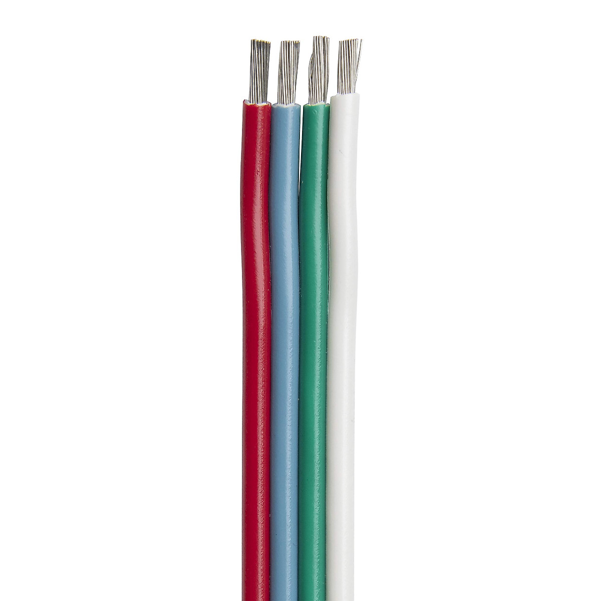 Ancor 160099 Bonded Cable, 18/4 AWG (4 x 1mm2), Flat - 1000ft - RD/LB/GN/WH