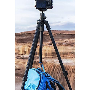 SLIK Pro AL-323BH4 w/SBH-400 Ball Head for Mirrorless/DSLR Sony Nikon Canon Fuji Cameras and More - Black (613-359)