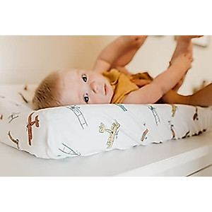 Premium Knit Diaper Changing Pad Cover"Ace" by Copper Pearl
