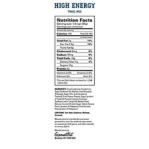 Power Up Premium Trail Mix - High Energy Trail Mix 14oz, Gluten Free, Vegan, Non-GMO