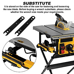 N506977 Table Saw Wrench,Replacement Table Saw Wrench for DeWalt N506977 DWE7490X DWE7485 DWE7491RS DWE7499GD Compatible With Dewalt Table Saw Accessories (2 pack)