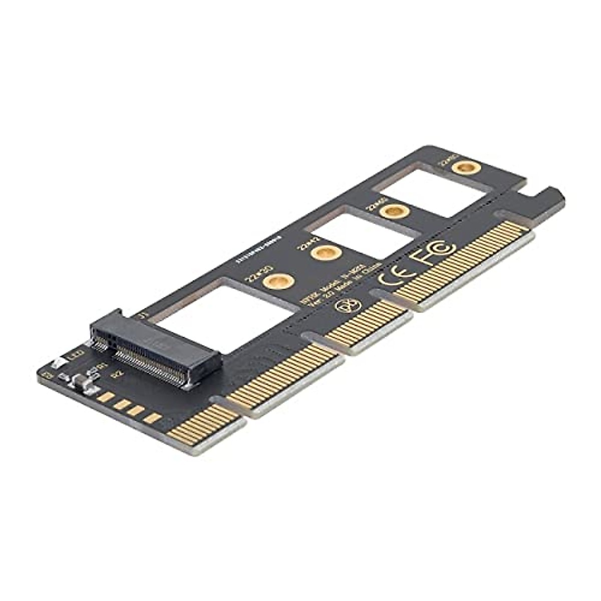 NFHK NGFF M-Key NVME M.2 SSD to PCI-E Express 3.0 16x X4 Adapter Without Bracket