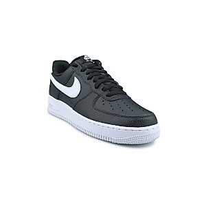 NIKE Men's Low-Top Sneakers Basketball Shoe, Black White, 10