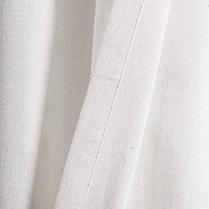 Lush Decor, Light Linen Lace Window Curtain Panel Pair, 84" x 38", 84 in x 38