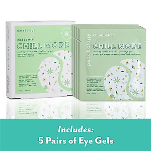 Patchology Chill Mode Hydrating Under Eye Patches - Under Eye Mask For Dark Circles and Puffy Eyes Care, Treatment & Moisturizer - Eye Bags, Puffiness & Wrinkles Reducer (5 Pairs)